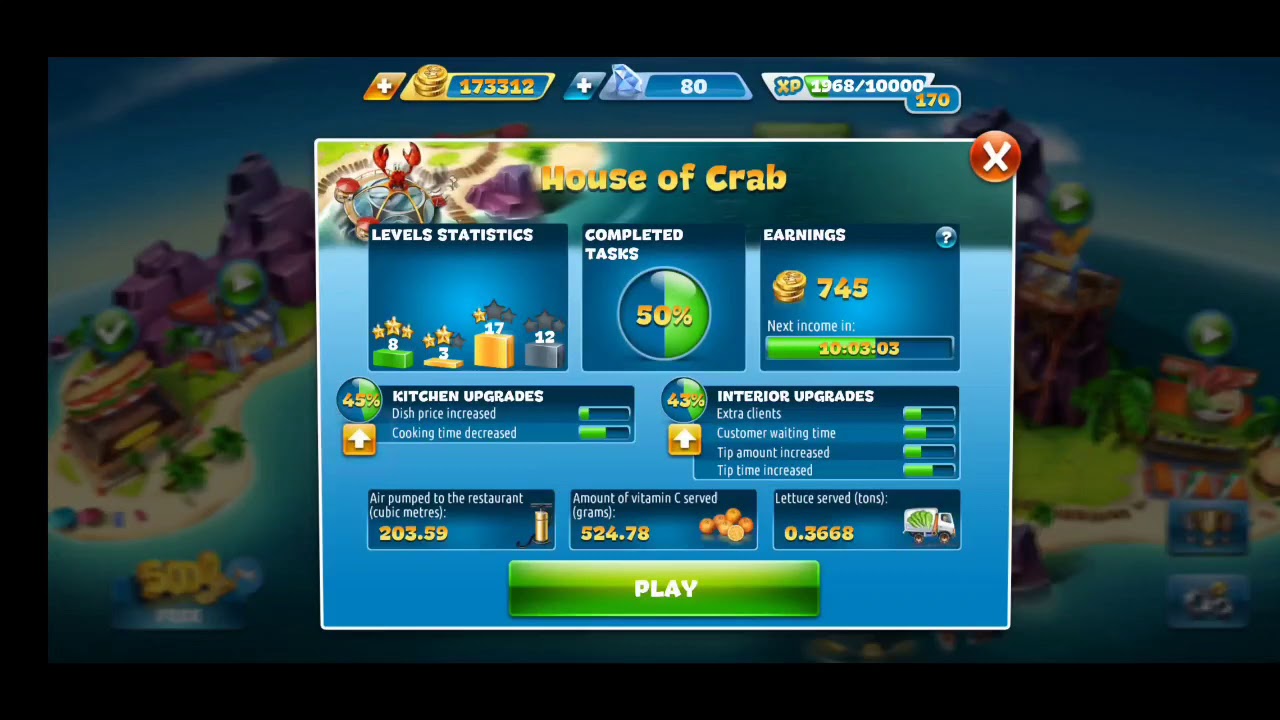 Cooking Fever Day 654 Paradise Cocktail Bar - YouTube