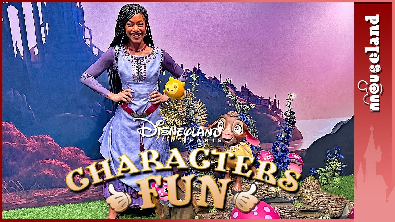 Disney Wish ASHA Meet & Greet at Disneyland Paris 2023 - YouTube