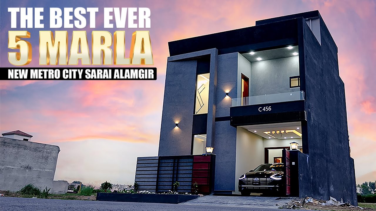 The Best Ever 5 Marla Double Heighted Lobby House Design in New Metro ...