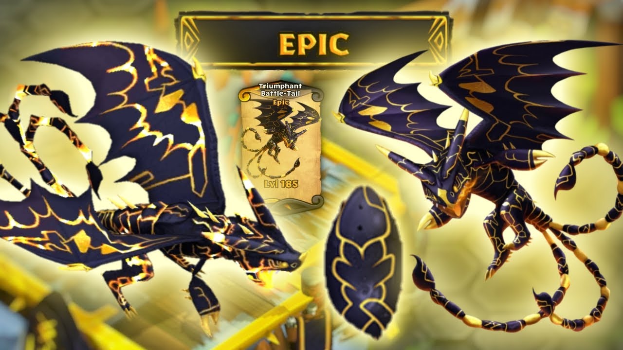 TRIUMPHANT BATTLE-TAIL - Max Level 185 — New Epic Triple Stryke ...