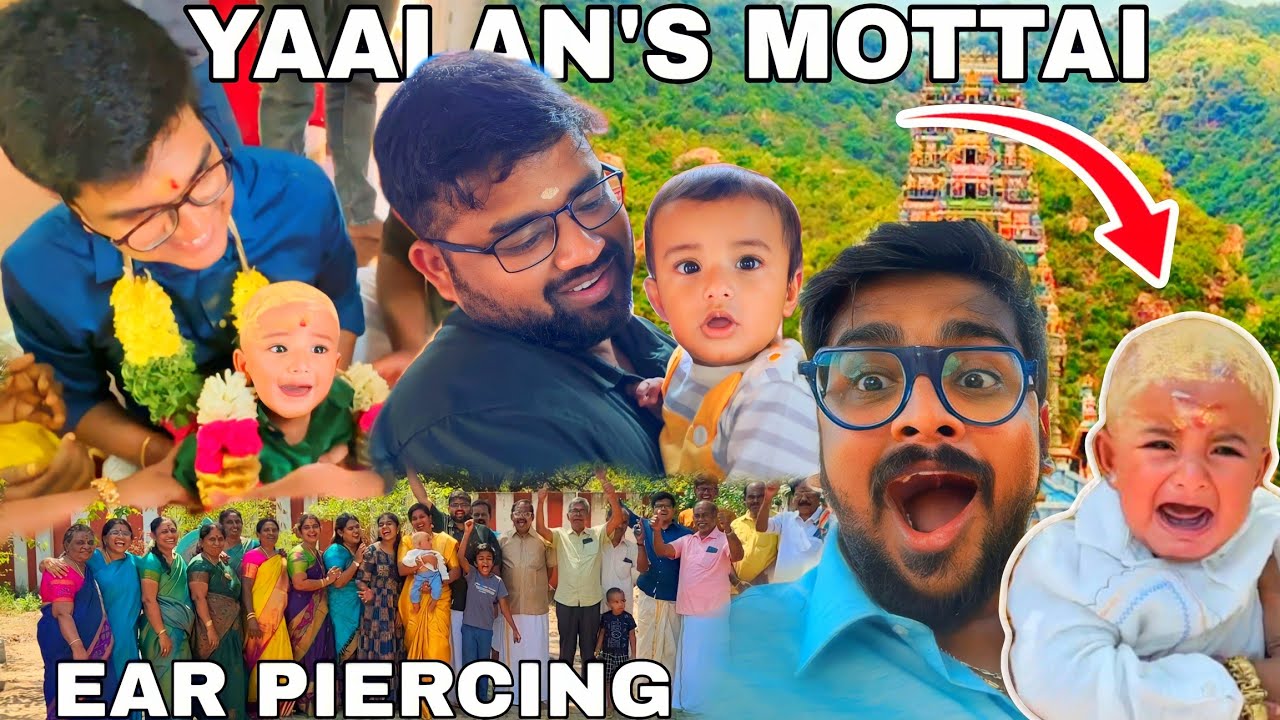 CRIED😭 MOTTAI FUNCTION FOR YAALAN😍 FAMILY FUNCTION 🎉USA TO CHENNAI 🔥FIRST FUNCTION FOR YAALAN ️ ...