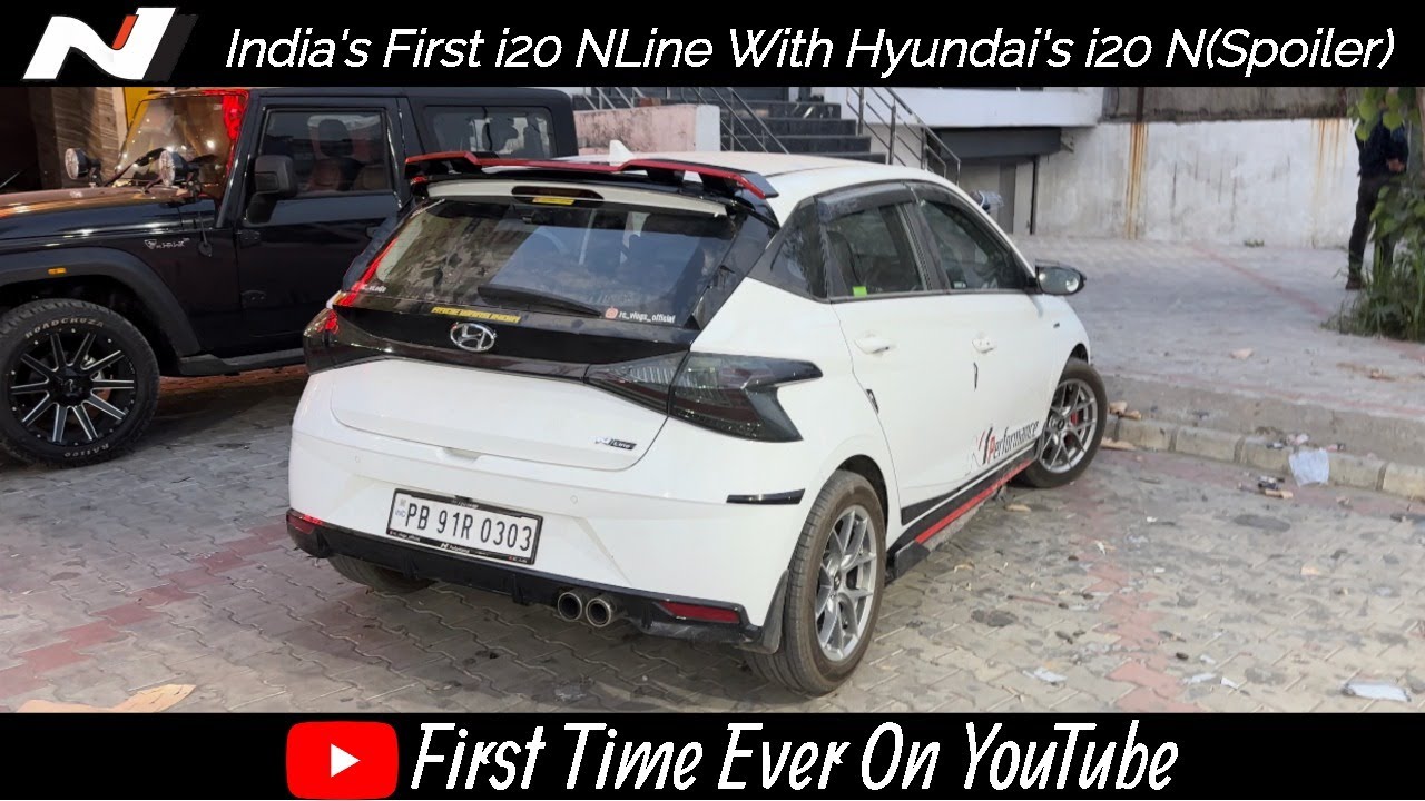 i20 N ka Spoiler फिट कर दिया i20 NLine मे I i20 NLine Modifications I ...