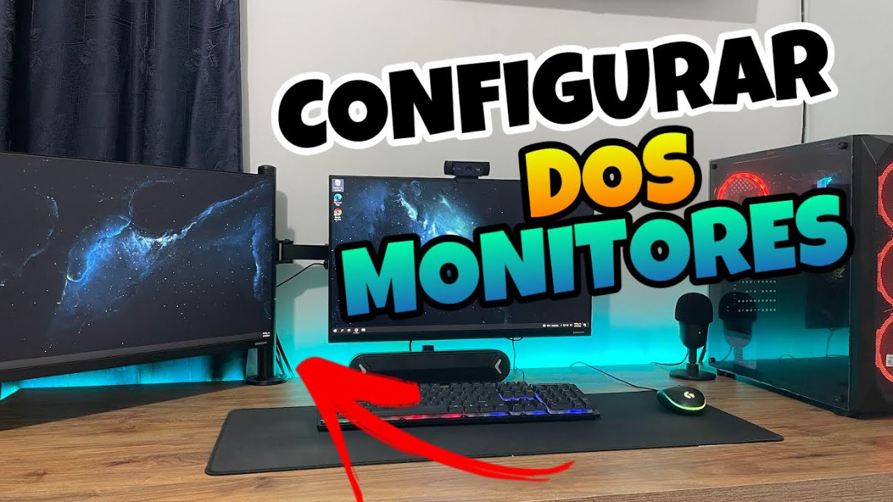 👉 Como CONFIGURAR DOS MONITORES en una PC FACIL y RAPIDO - YouTube