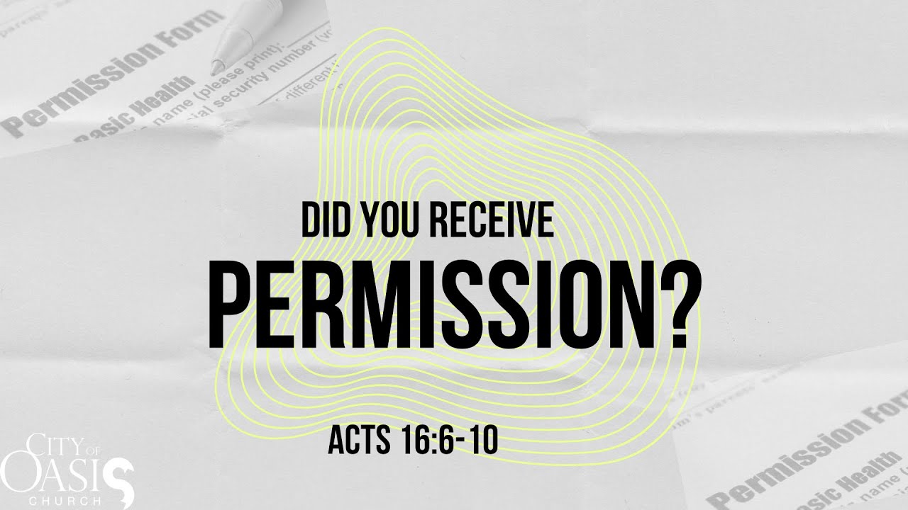 Sunday Morning Worship 09/08 - "Did You Receive Permission?" - YouTube