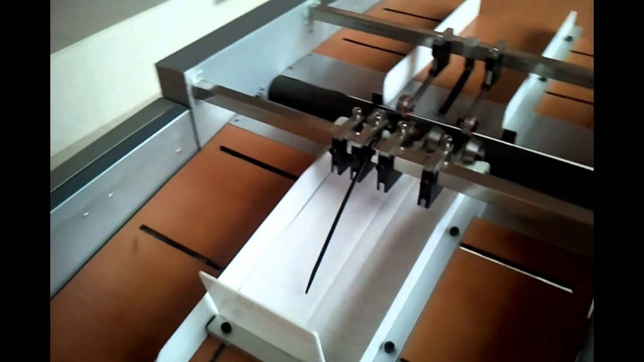 Cutting Perforating Creasing Machine - YouTube