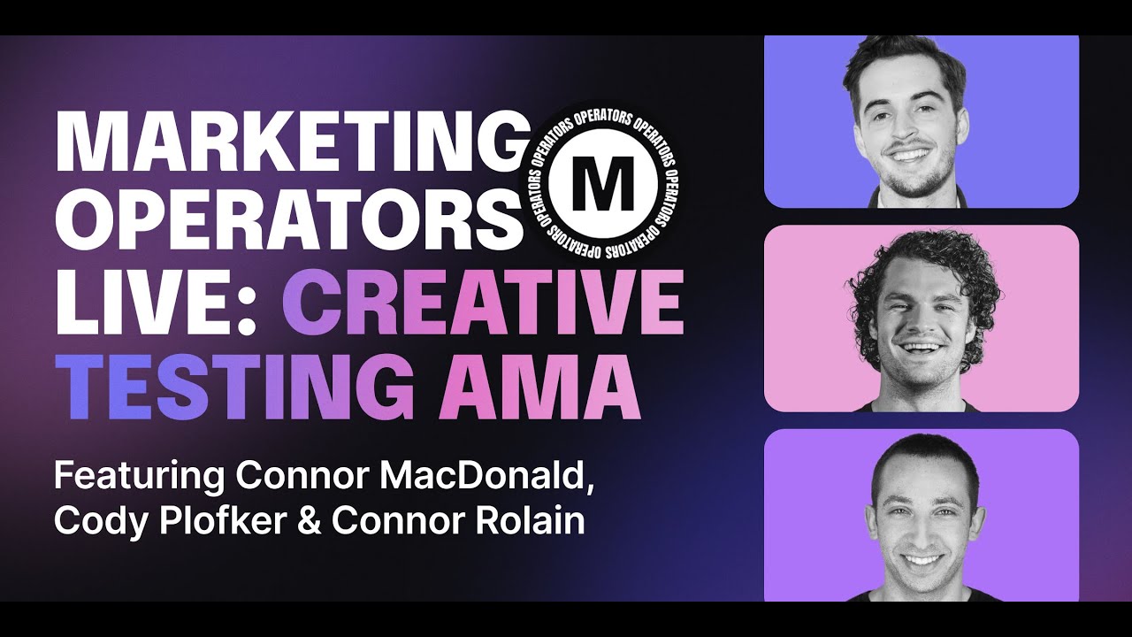 The BEST Ad Creative Testing Methods for Performance Marketers - YouTube