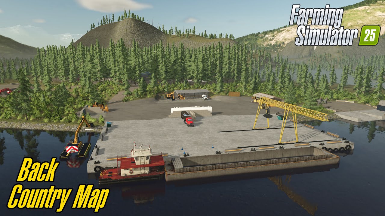 Farming Simulator 25 🚧 Back Country Map 🚧 Episode 15 - Mining Gameplay ...