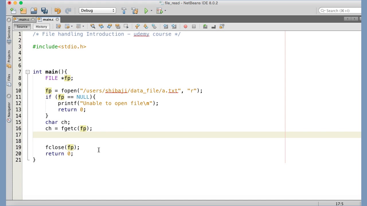 108 Reading Content Of A Text File Character By Character Using Fgetc