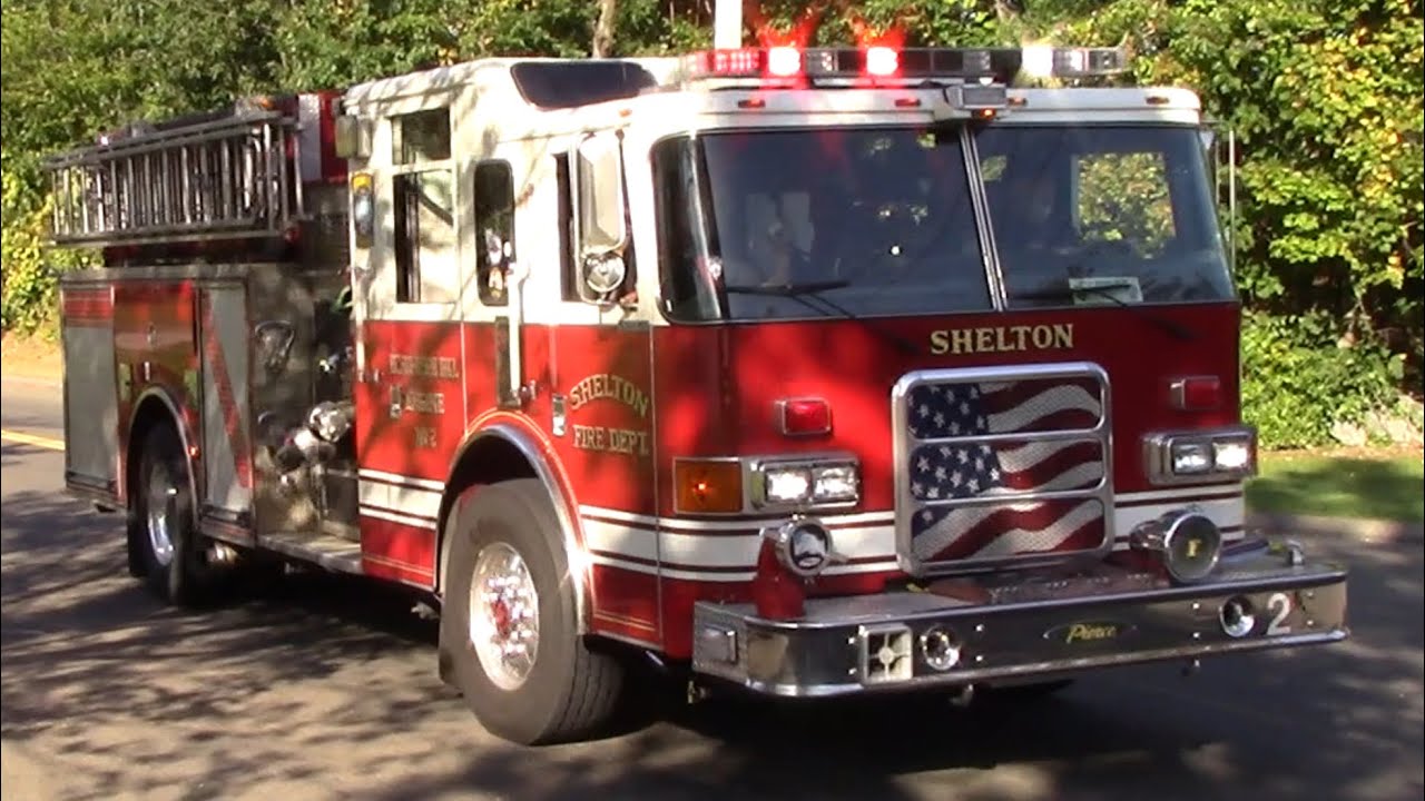 Shelton Fire Department Engine 32, Rescue 30, Squad 1, and Engine 2 ...
