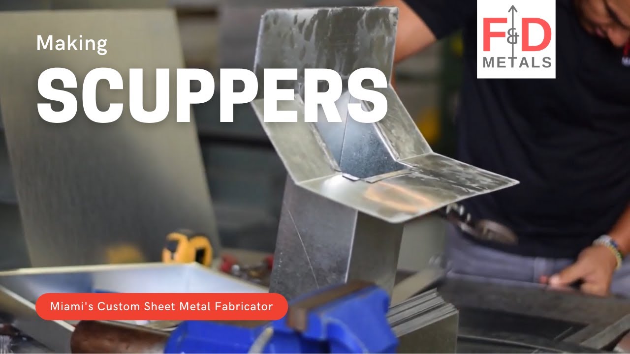 Making SCUPPERS according to your specifications. - YouTube