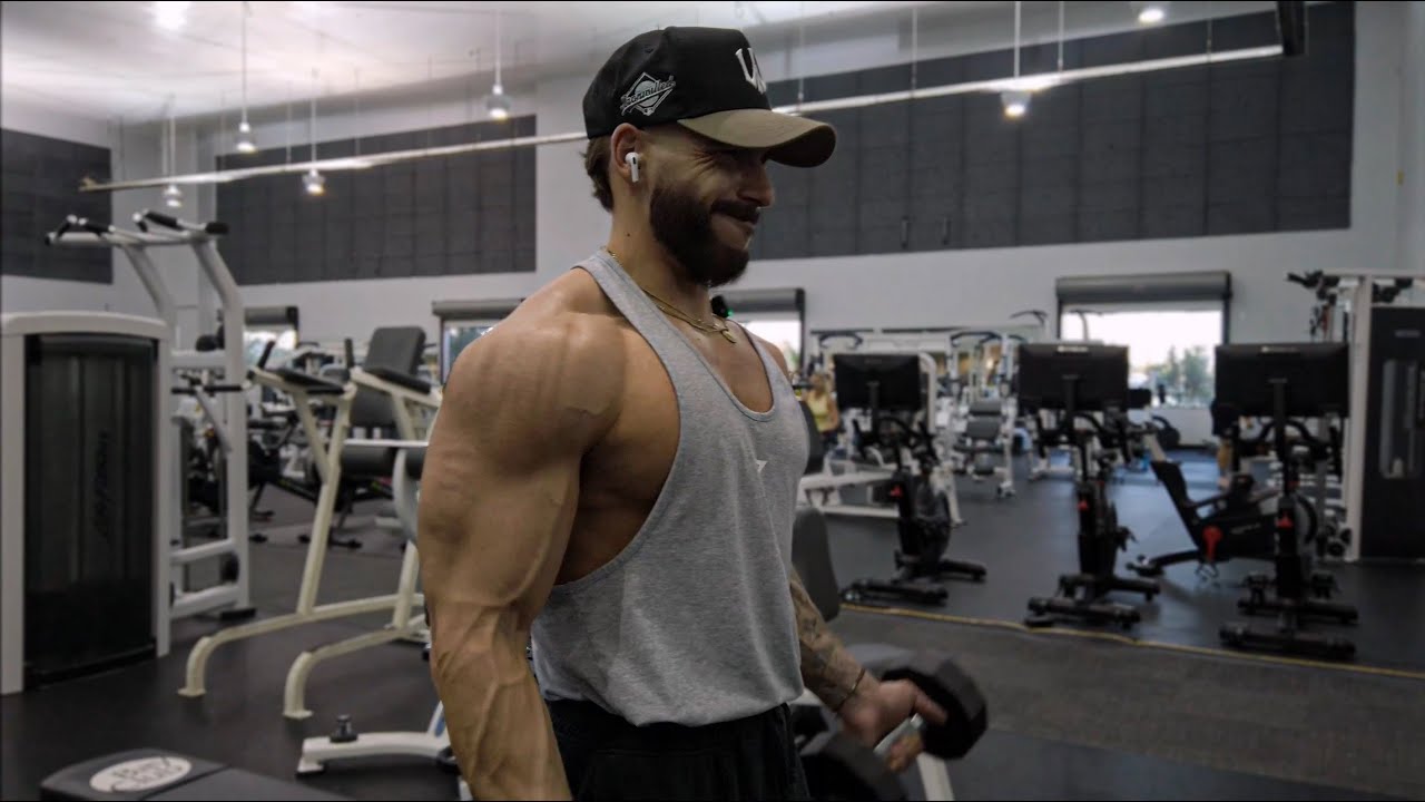 Natural Olympia Bulk Day 45 - Arms - YouTube