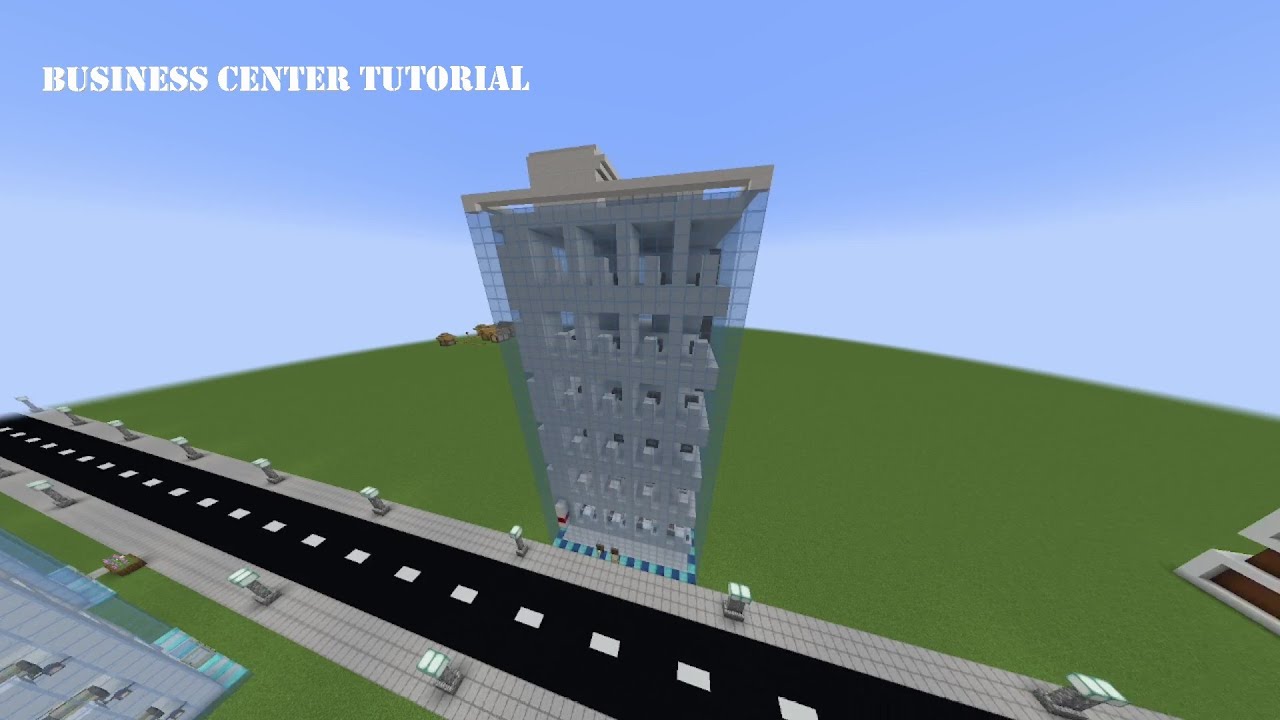 How to build a Business center in Minecraft/ Tutorial - YouTube