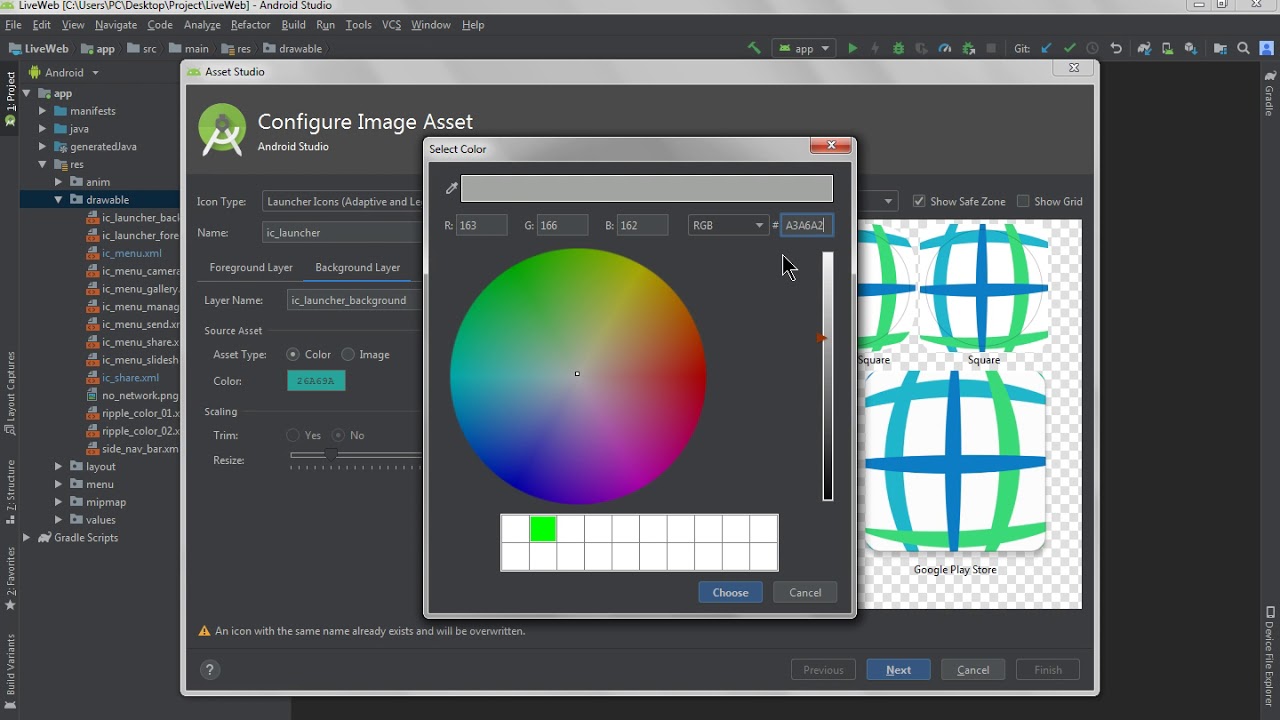 Set The App's Main Logo - LiveWeb Android Webview App With Admin Panel ...