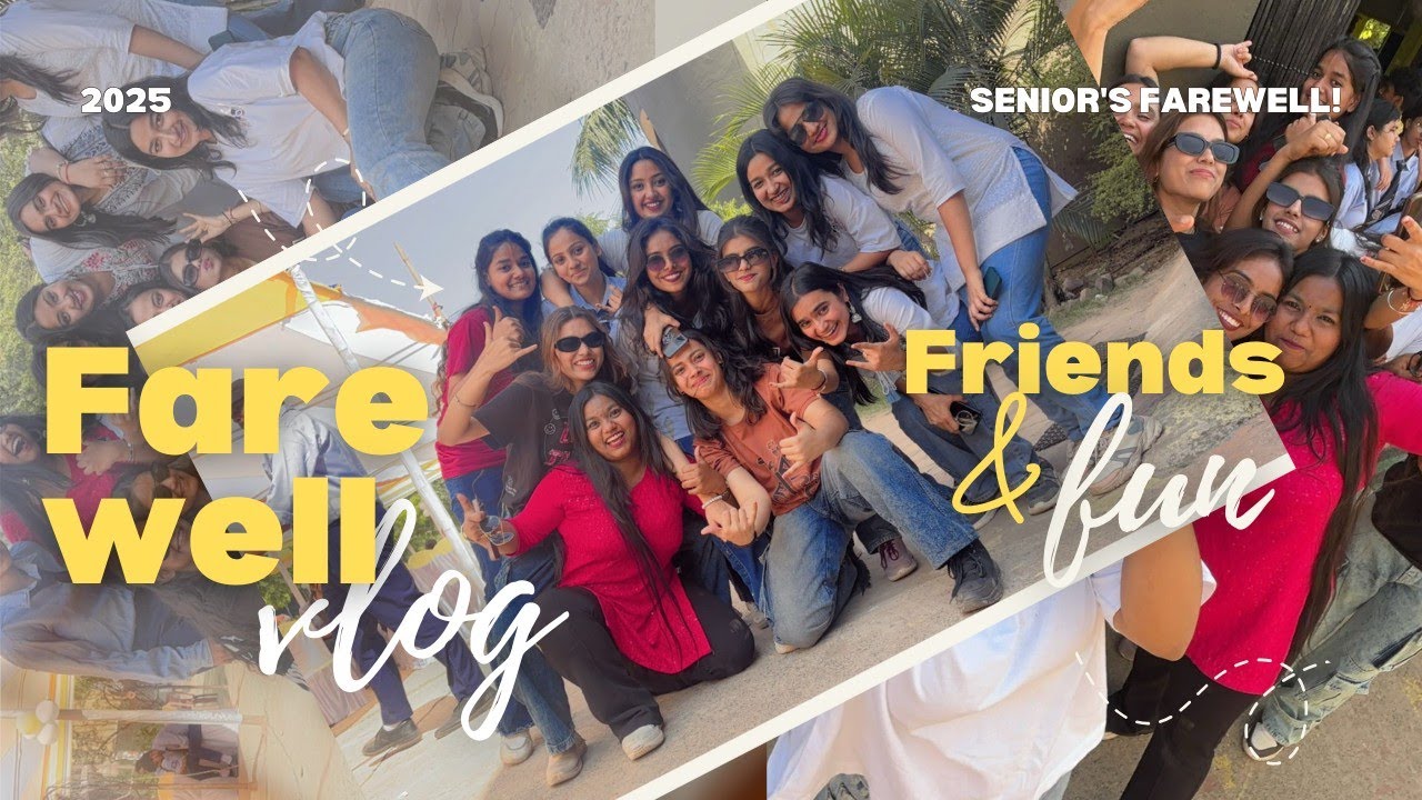 *Farewell Vlog* 🤪 *Masti* with *friends*🥳 Dance | Fun | School | AGPN ...