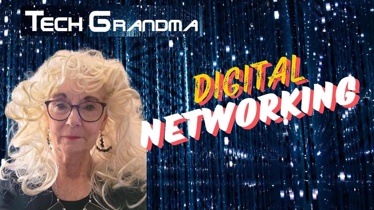 Networking with Tech Grandma and Digital Business Cards - YouTube
