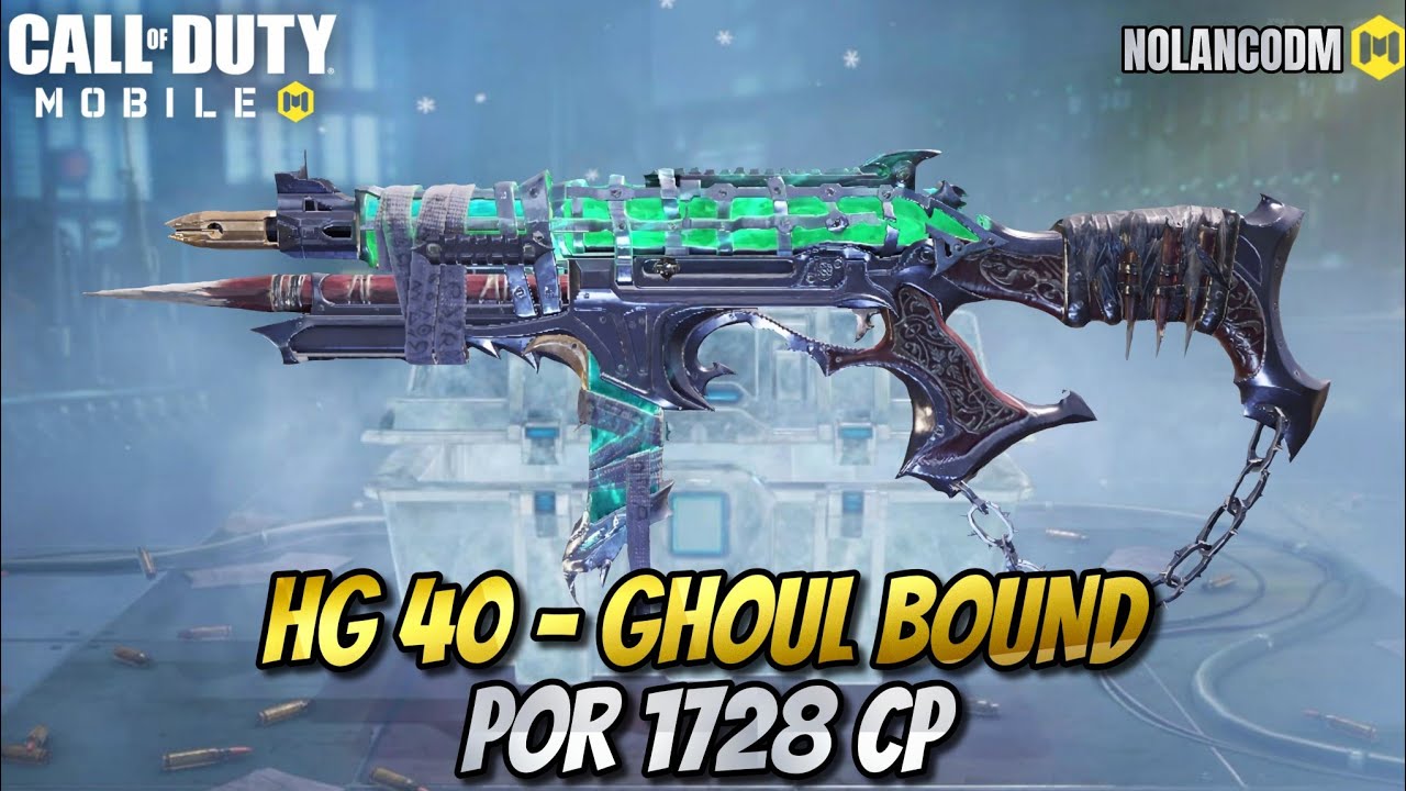 HG 40 - GHOUL BOUND POR 1728 CP 😍 | COD MOBILE - YouTube