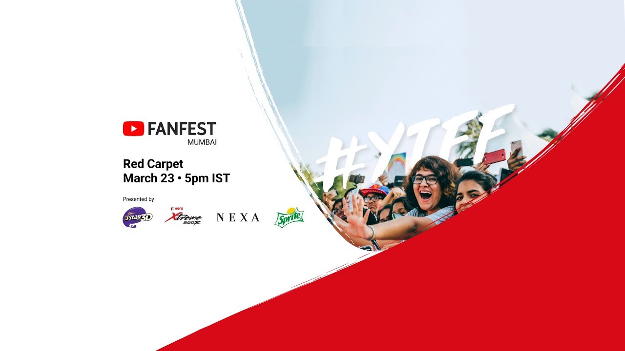 YouTube FanFest Mumbai 2018 - Red Carpet Livestream - YouTube