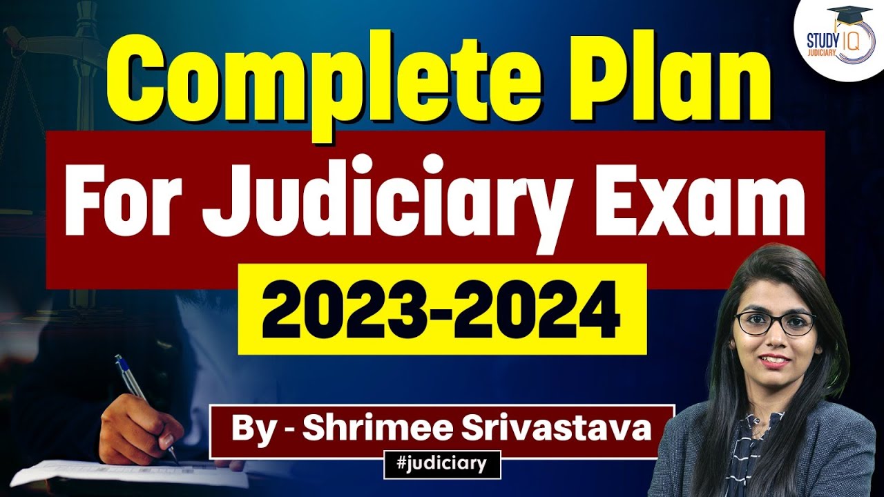 Complete Plan for Judiciary Exam | 2023-2024 | Judiciary Exam Preparation - YouTube
