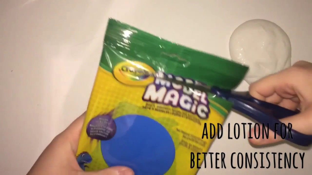 MODEL MAGIC SLIME MIXING - YouTube