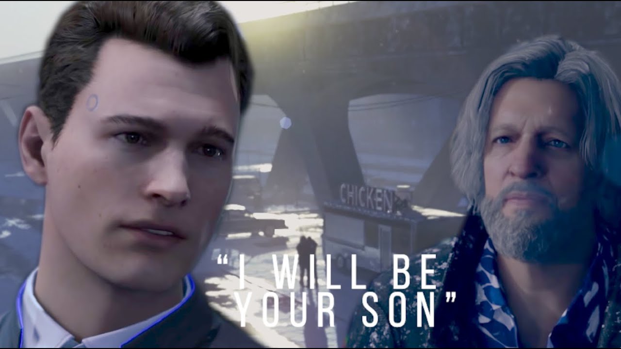 DBH hidden ending: "You are my son, Connor". Connor and Hank soft ...