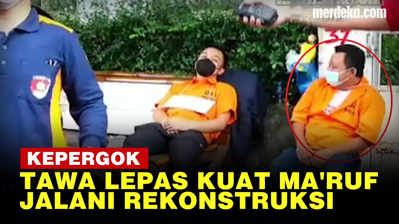 Kuat Ma'ruf Kepergok Tertawa saat Rekonstruksi, Langsung Diam Sadar Ada ...