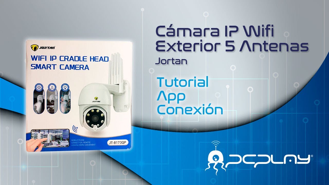 Cámara IP Wifi Exterior 5 Antenas JORTAN - YouTube