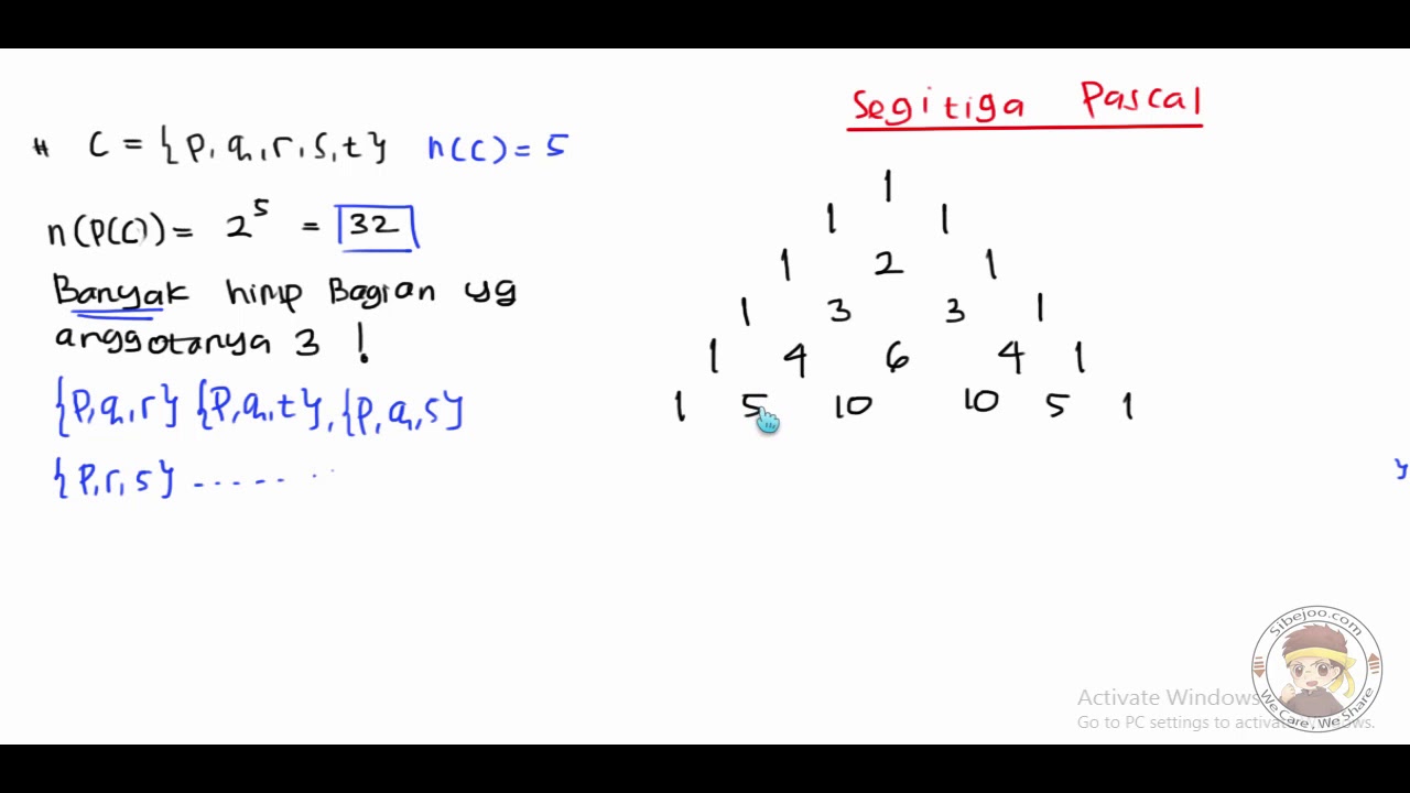 SMP SIFAT-SIFAT HIMPUNAN RUMUS KUASA - YouTube