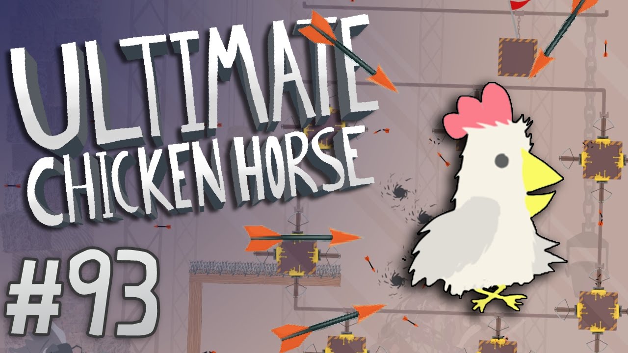 Ultimate Chicken Horse - #93 - Crossbow Factory Challenge! - YouTube