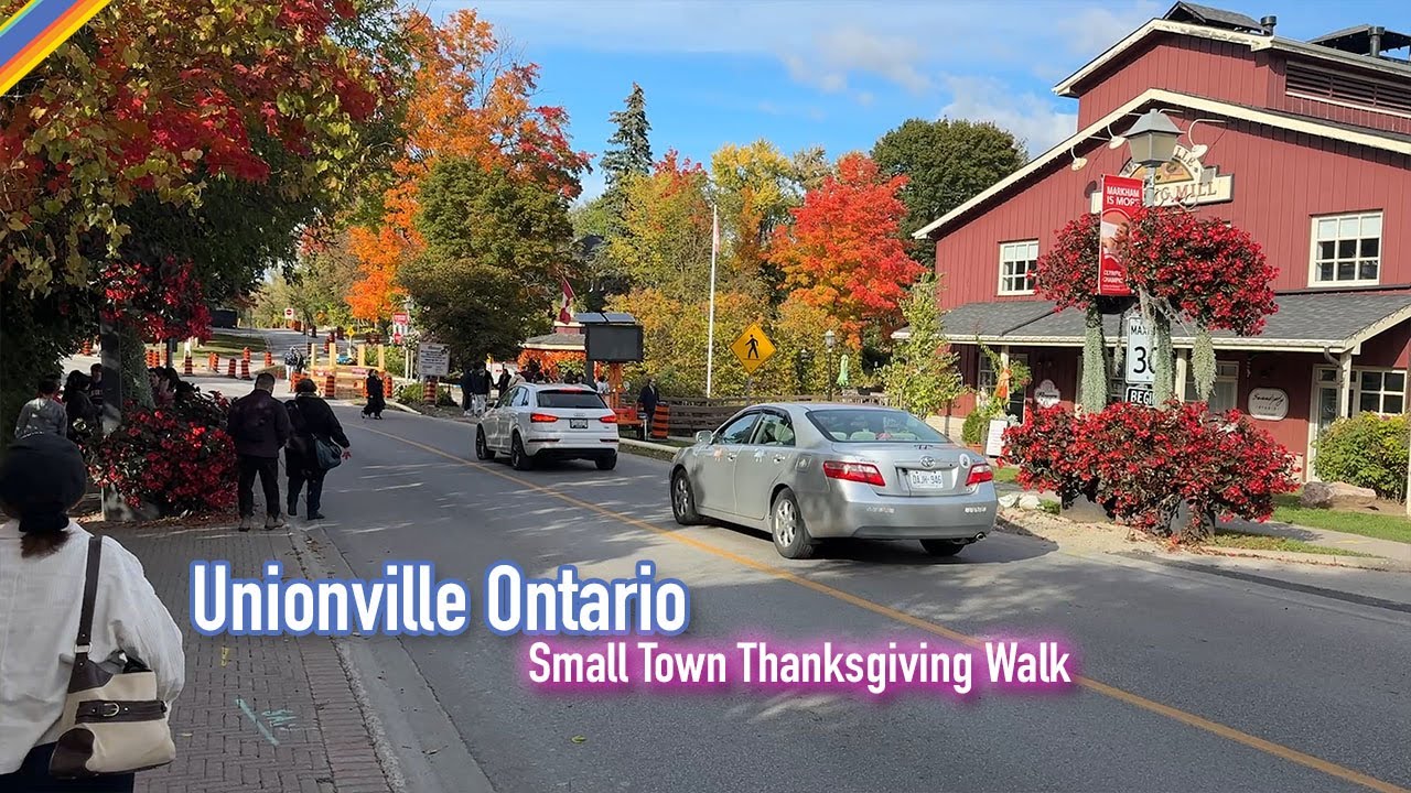 Unionville | Cute Ontario Town [Thanksgiving Walk] - YouTube