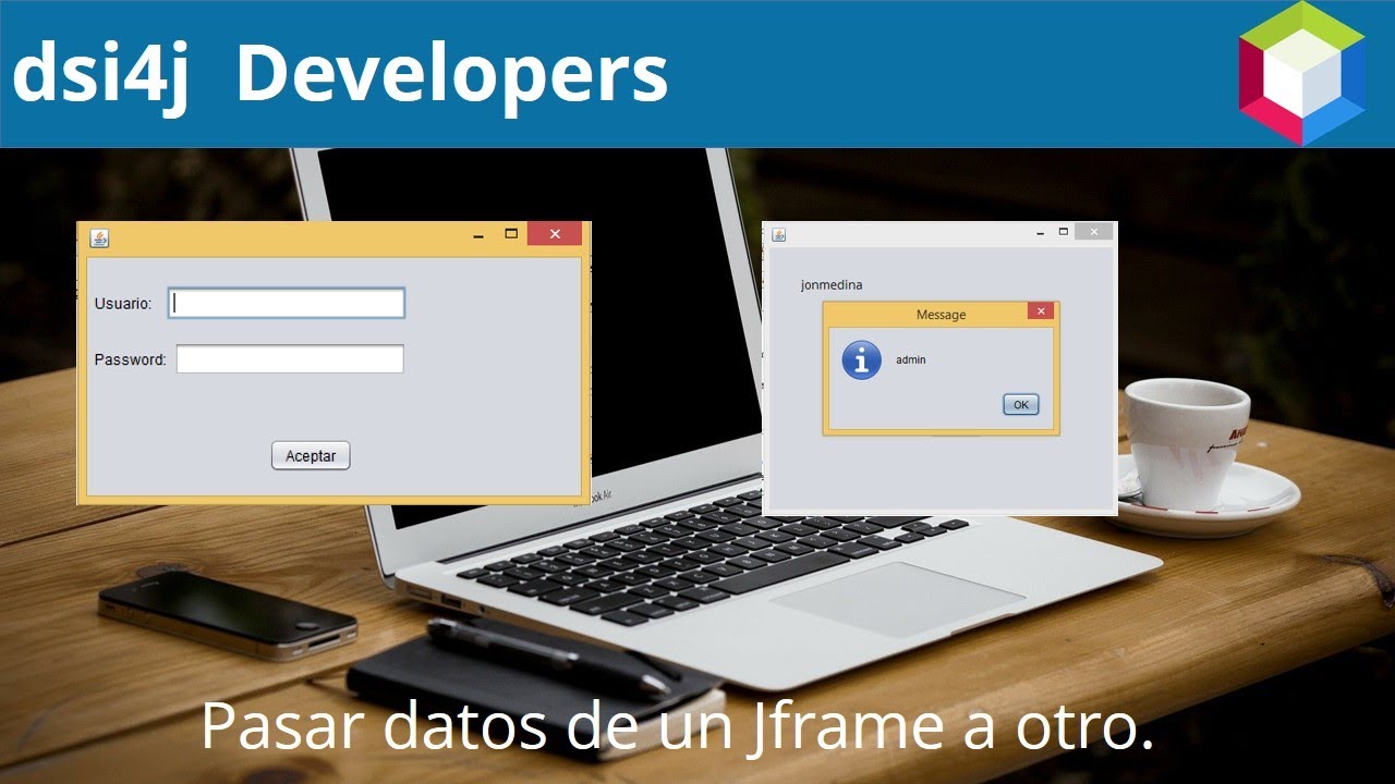 3.- Cómo pasar datos de un formulario a otro en Java con NetBeans - YouTube