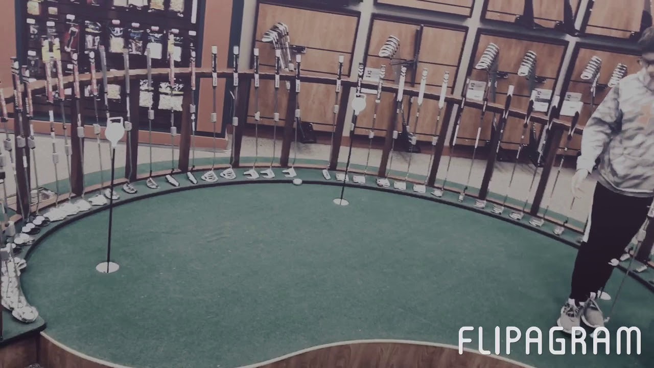 Messing around in the golf section of Dick’s sporting goods - YouTube