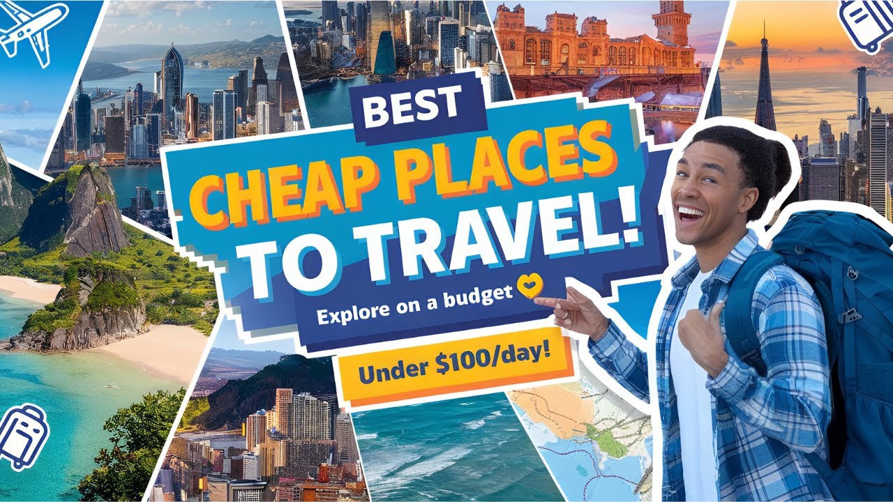 Best CHEAP Places to Travel on a Budget! - YouTube