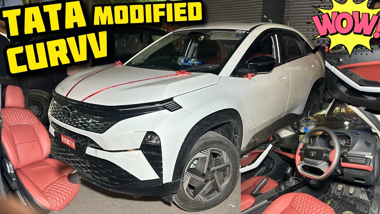 Tata Curvv Modification Tata Curvv base model interior modification ...