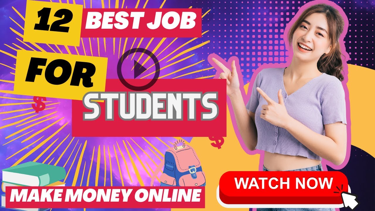 12 Best jobs for student to make money online - YouTube