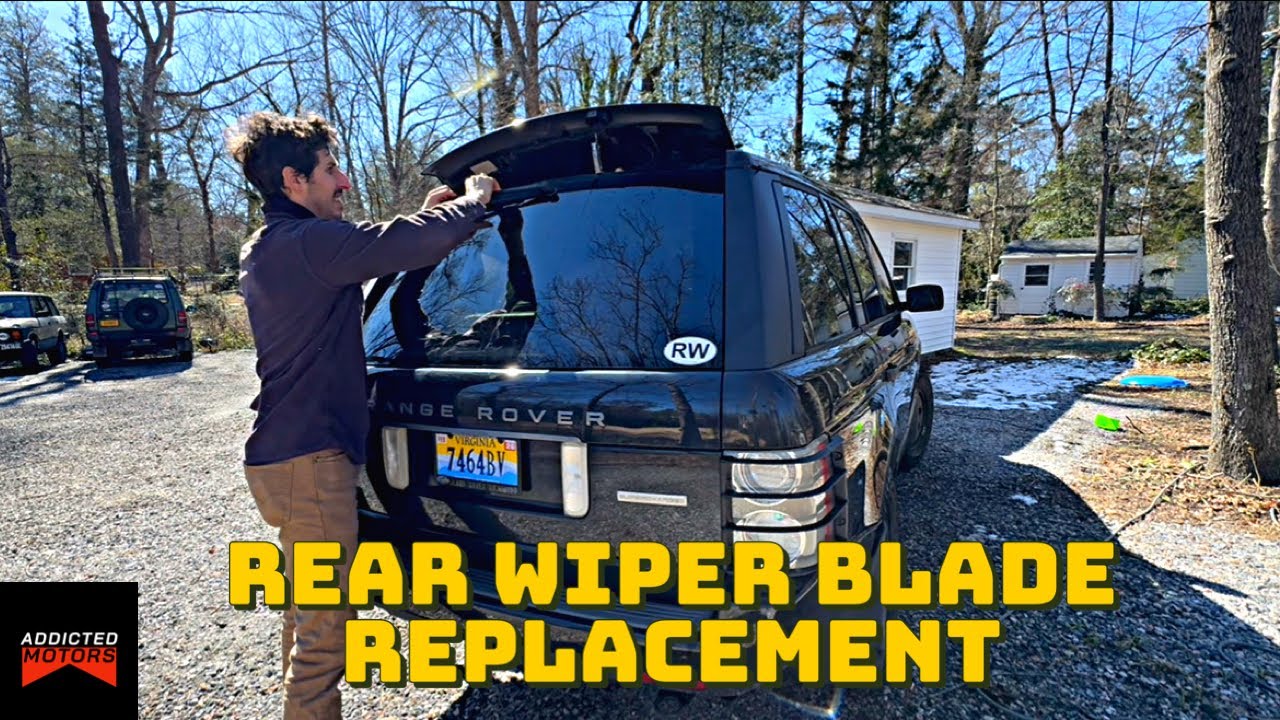 Range Rover L322 Rear Wiper Blade Replacement - Not As Easy As You'd ...