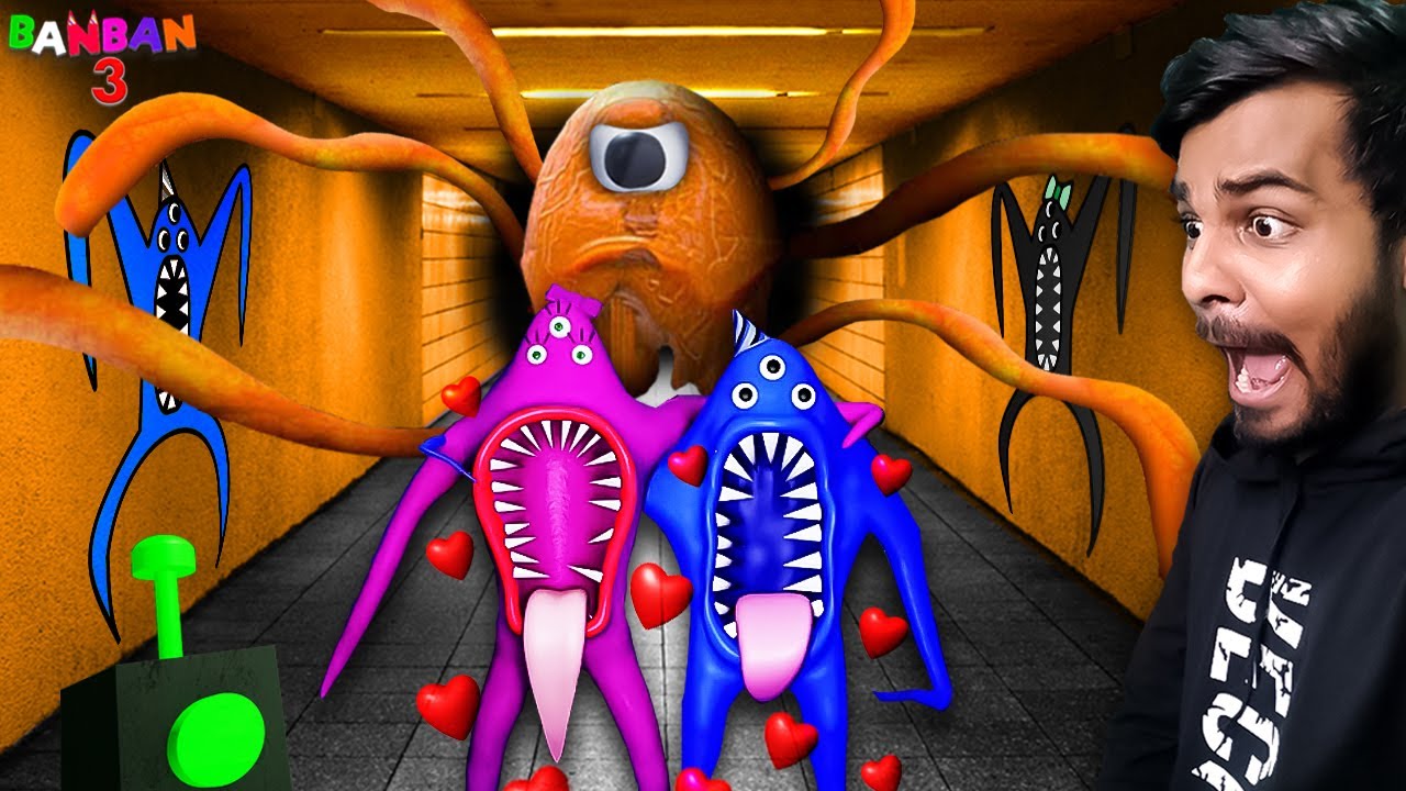 NabNab Loves NabNaleena😍Very Scary😱GARTEN OF BAN BAN 3 | Horror Game ...