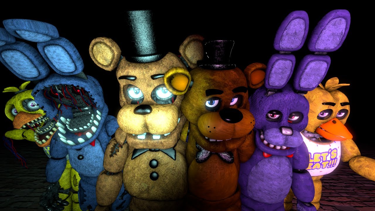 Gmod FNaF: The Homeless Withereds - YouTube