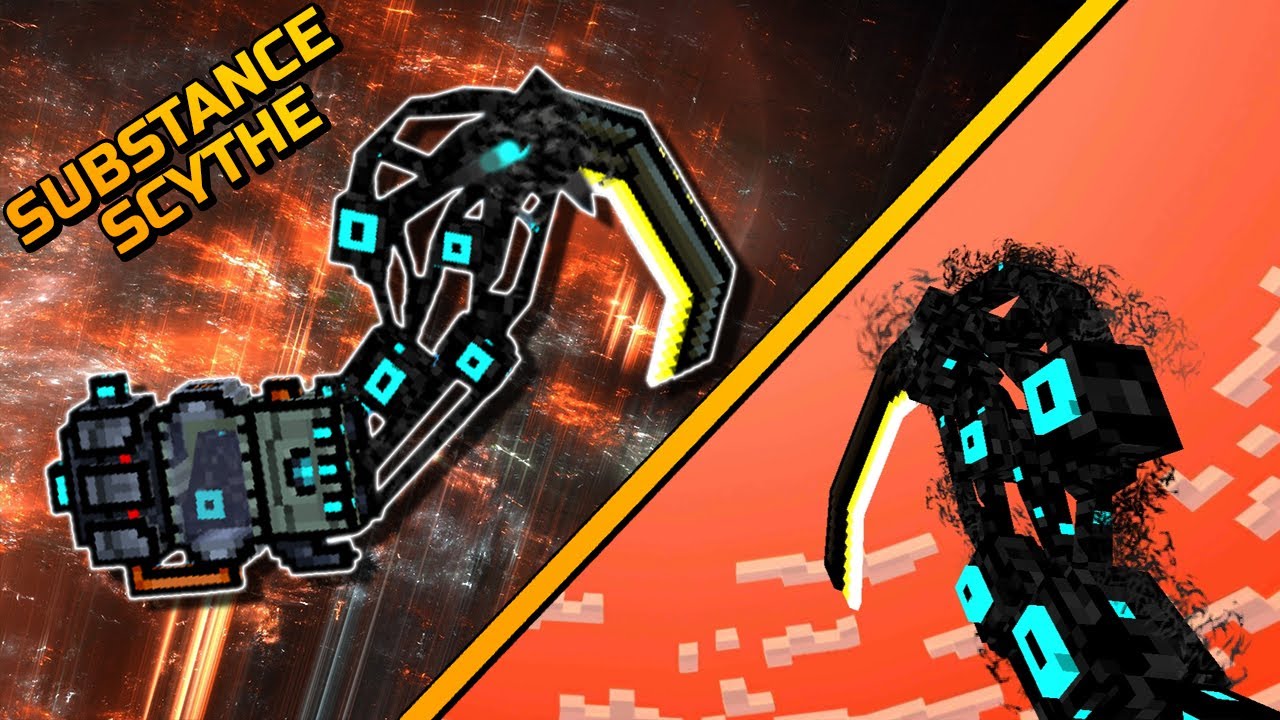 Pixel Gun 3D - Goo Substance Scythe [Review] 70 Kills Best Melee - YouTube