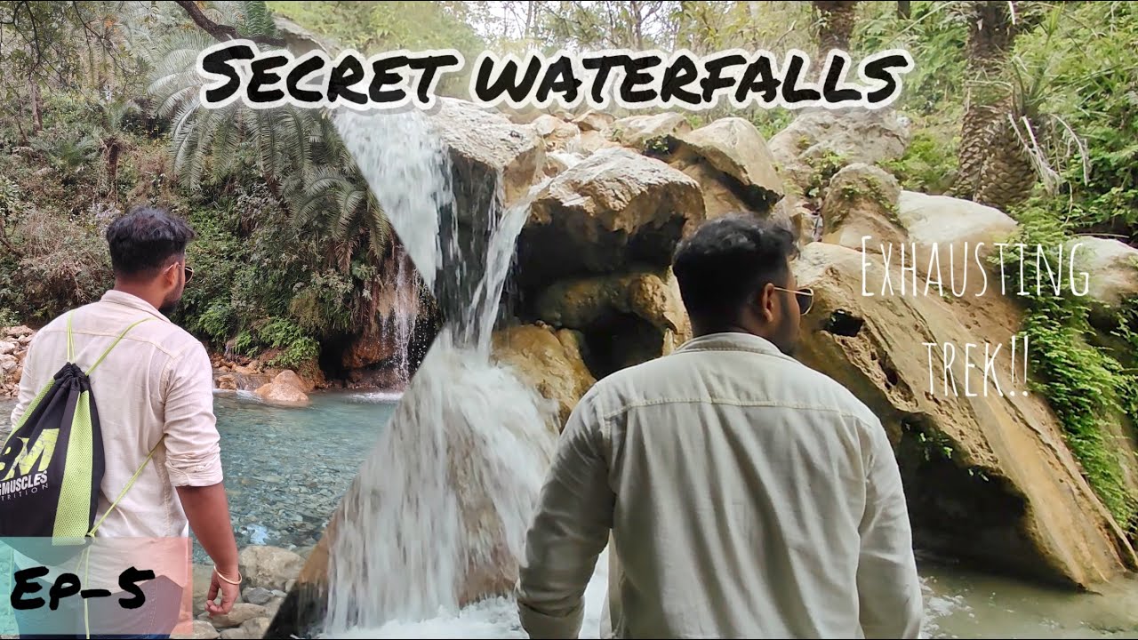 Secret waterfalls complete trek!! 😵|| পায়ে হেঁটে 3km চড়াই|| Episode ...