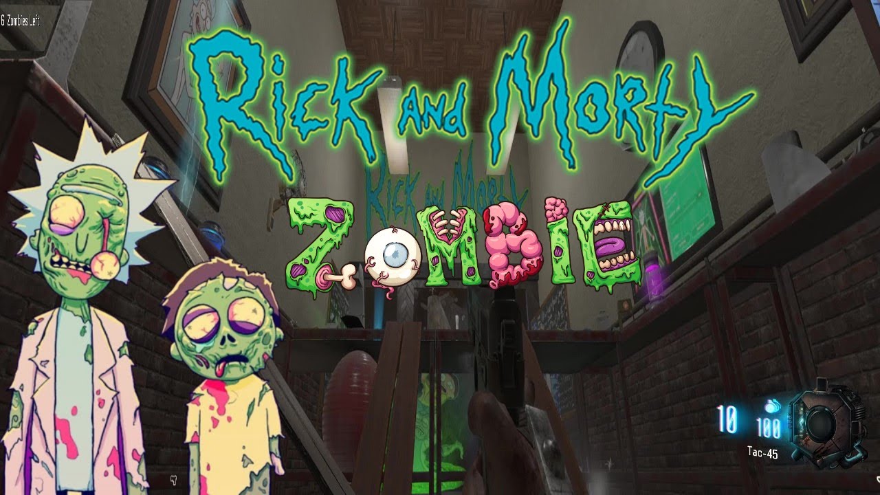 Rick And Morty Zombies(Call Of Duty Zombie Map) - YouTube