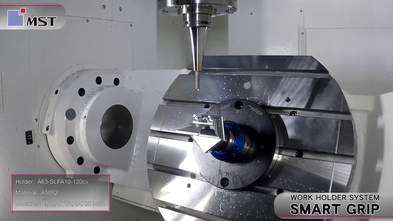 MST Smart Grip with Mazak VARIAXIS i 600 - YouTube
