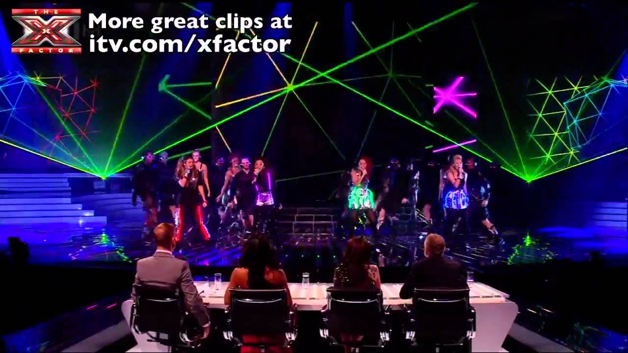 Little Mix do their best Rihanna - The X Factor 2011 Live Show 5 - itv.com/xfactor - YouTube