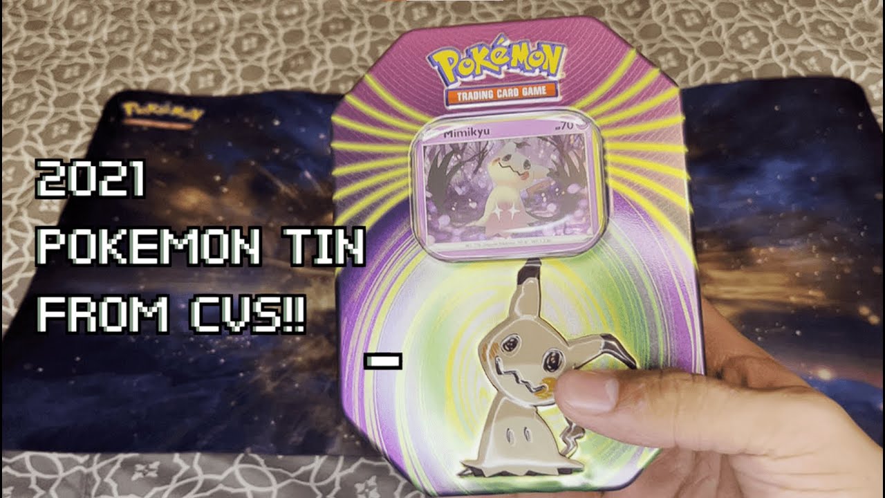 Opening an old Pokemon card tin from CVS! - YouTube