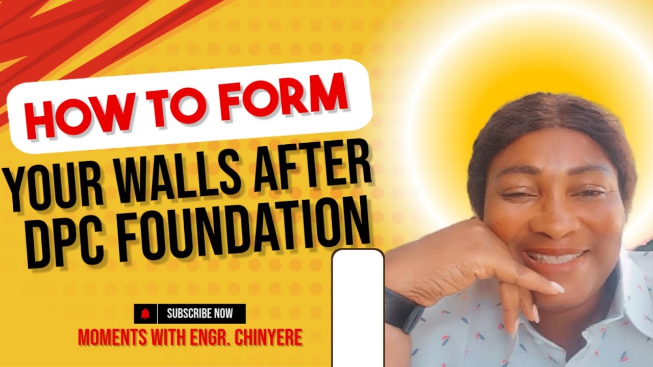 HOW TO FORM YOUR WALLS AFTER DPC FOUNDATION. - YouTube