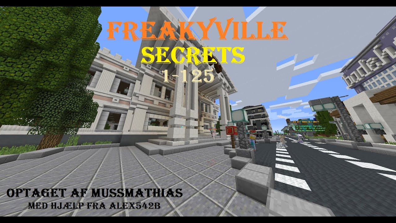 Minecraft | Freakyville Friheden | Secrets 1-125 | Tutorial / Guide - YouTube