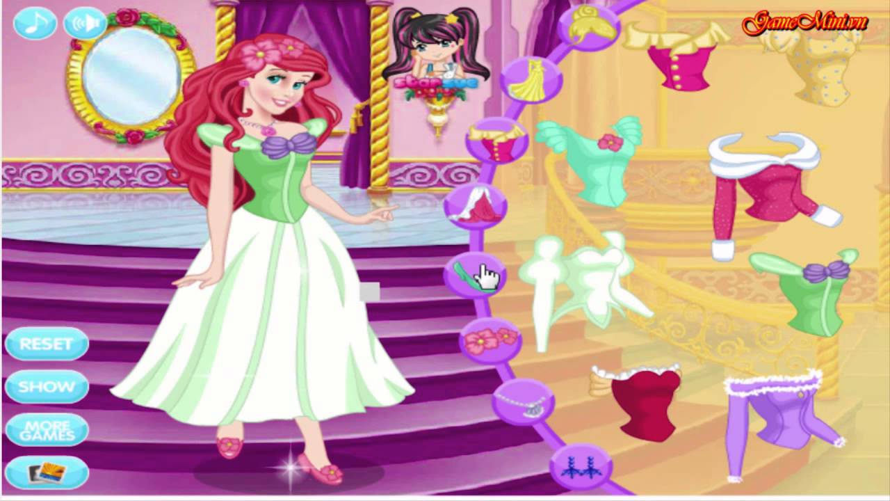GAME CÔNG CHÚA XINH ĐẸP- Làm đẹp cho công chúa Ariel ngay nhé - YouTube