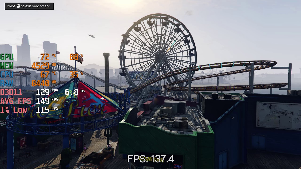 Grand Theft Auto V / GTA V - RTX 3060 Ti + i5 10400F - 1440p Max ...