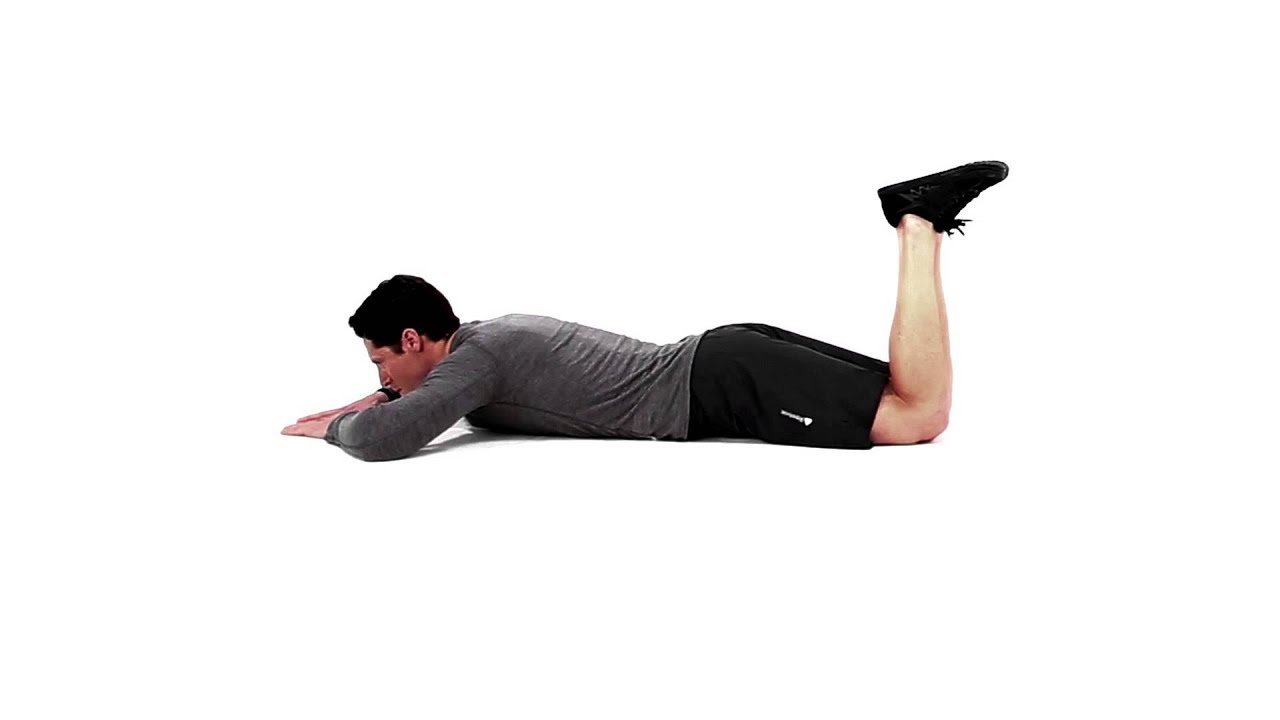 Prone Hip Internal Rotation - YouTube