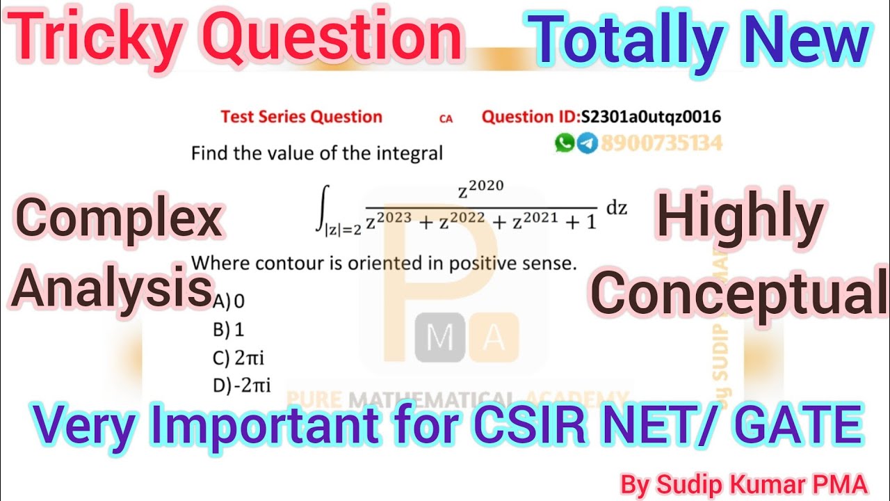 Csir Net Complex Analysis Solution Qod 26102023 Gate Complex Analysis Solution ~ Sudip