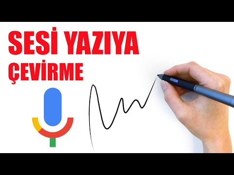 Sesi Yazıya Çeviren Uygulama